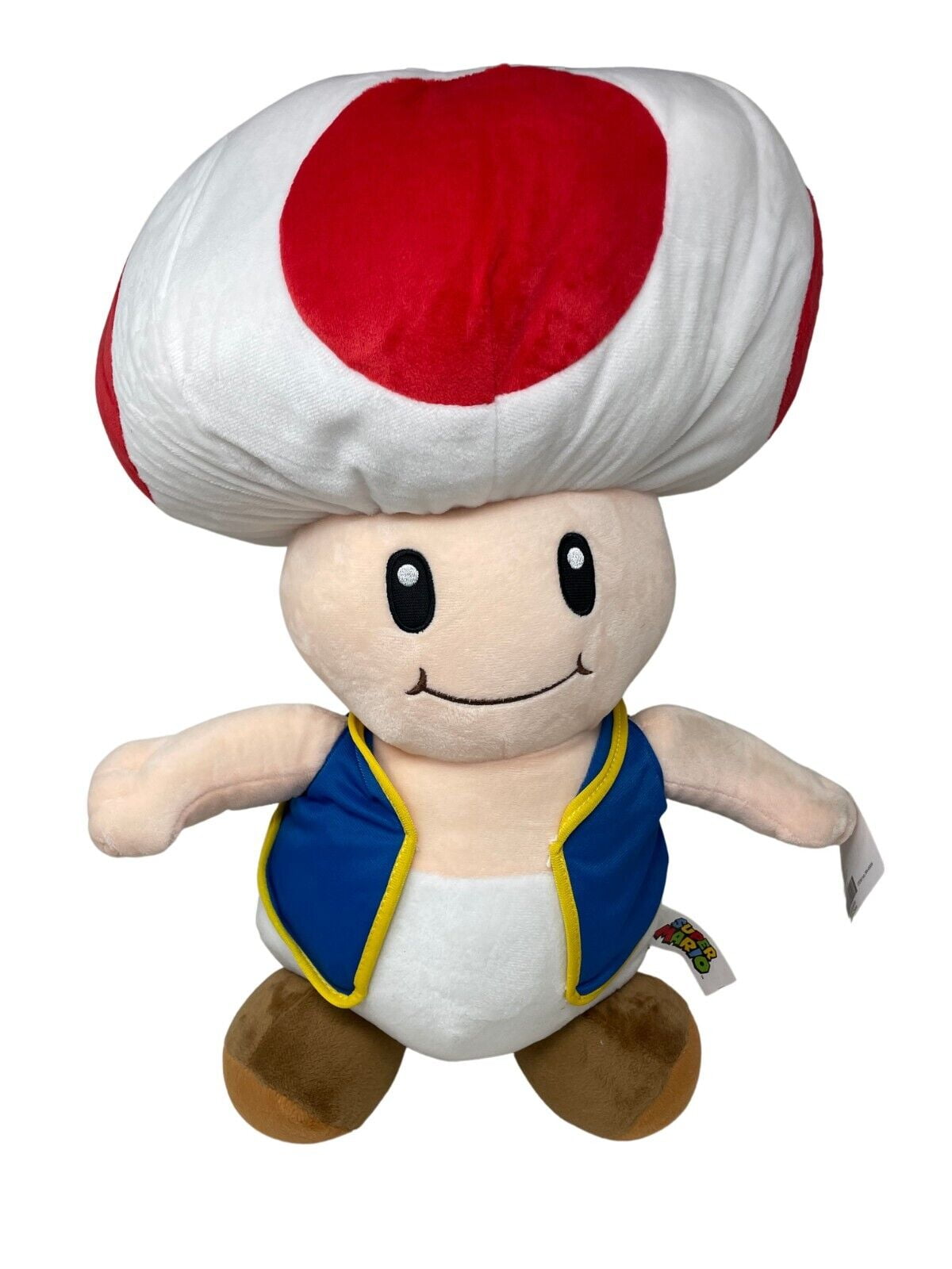 Super Mario All Star Collection Toad Stuffed Plush, 24" Tall - Walmart.com