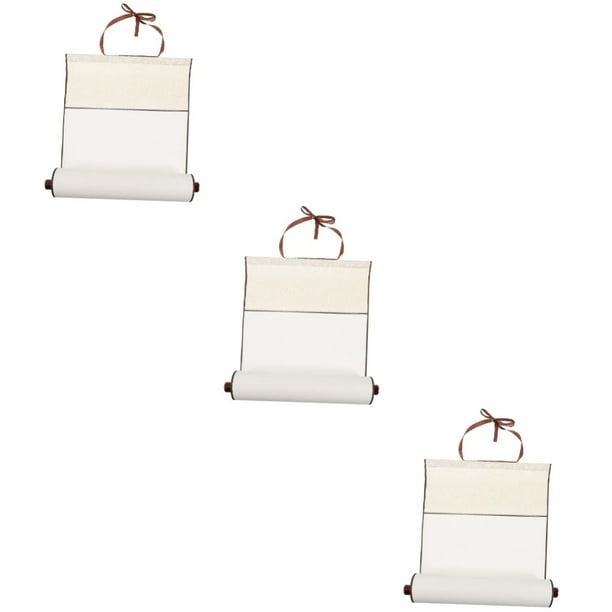 Artistic Scroll Set - 3pcs Blank Scroll Accessories for Drawing ...