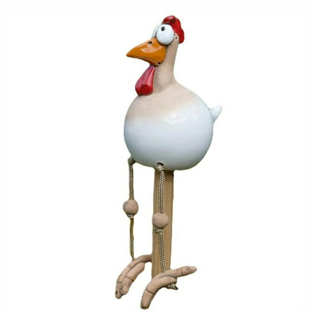 Garden Decoration Chicken Decoration, Chicken Yard Art Garden Plug ...