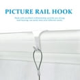 Arborister Picture Rail Hooks 20Pcs Zinc Alloy Heavy Duty Hanging ...