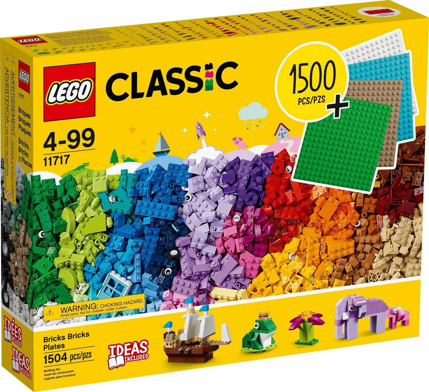 Pre-Owned LEGO Classic Bricks Bricks Plates 11717 Building Toy; Great ...