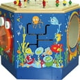 Hape Coral Reef Wooden Activity Center Table W/ Mazes, Beads ...