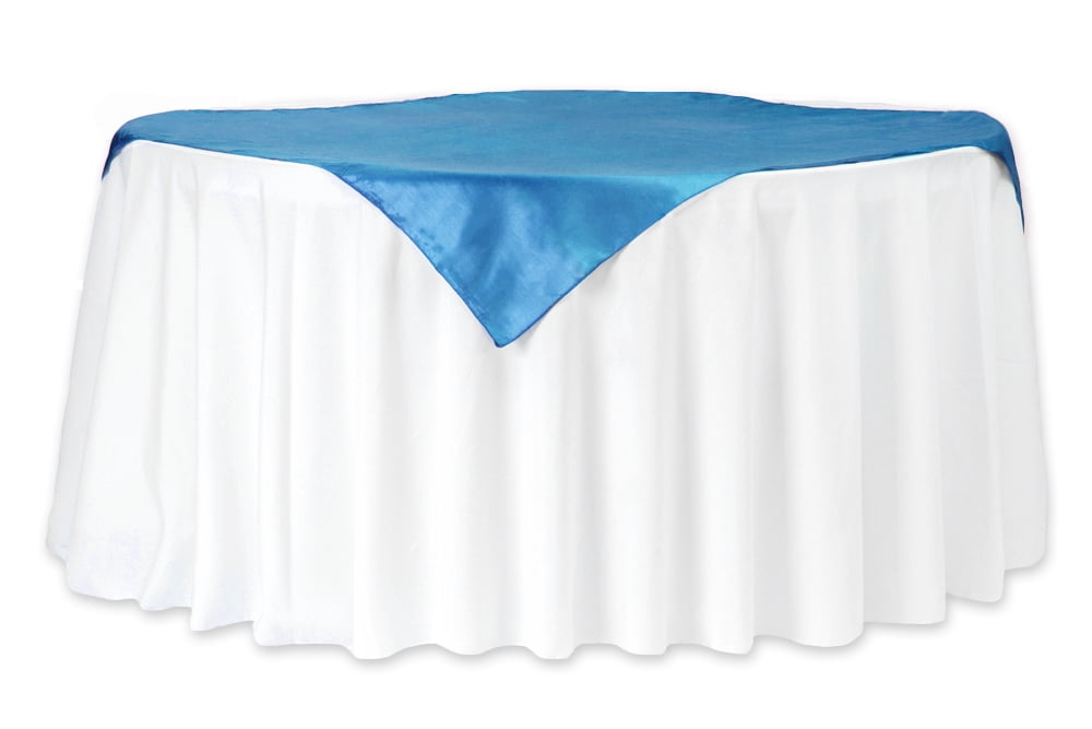 Taffeta Table Overlay Topper Approx. 54"x54" square seamless Square ...