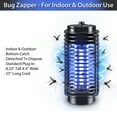 Electric Bug Zapper - Indoor & Outdoor Mosquito and Fly Killer ...