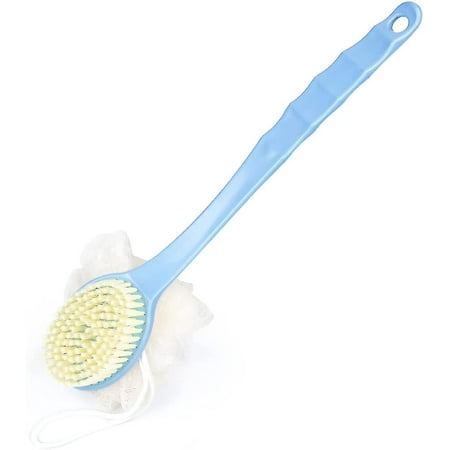 Body Bath Brush With Soft Stiff Bristles, Long Handle Back Scrubber ...