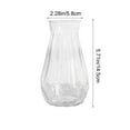 Hometravel Transparent Hydroponic Plant Vase Set, Diamond Look Plastic ...