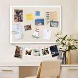 Sfugno Bulletin Board Wooden Frame Cork Board 23"x18" Corkboards for ...