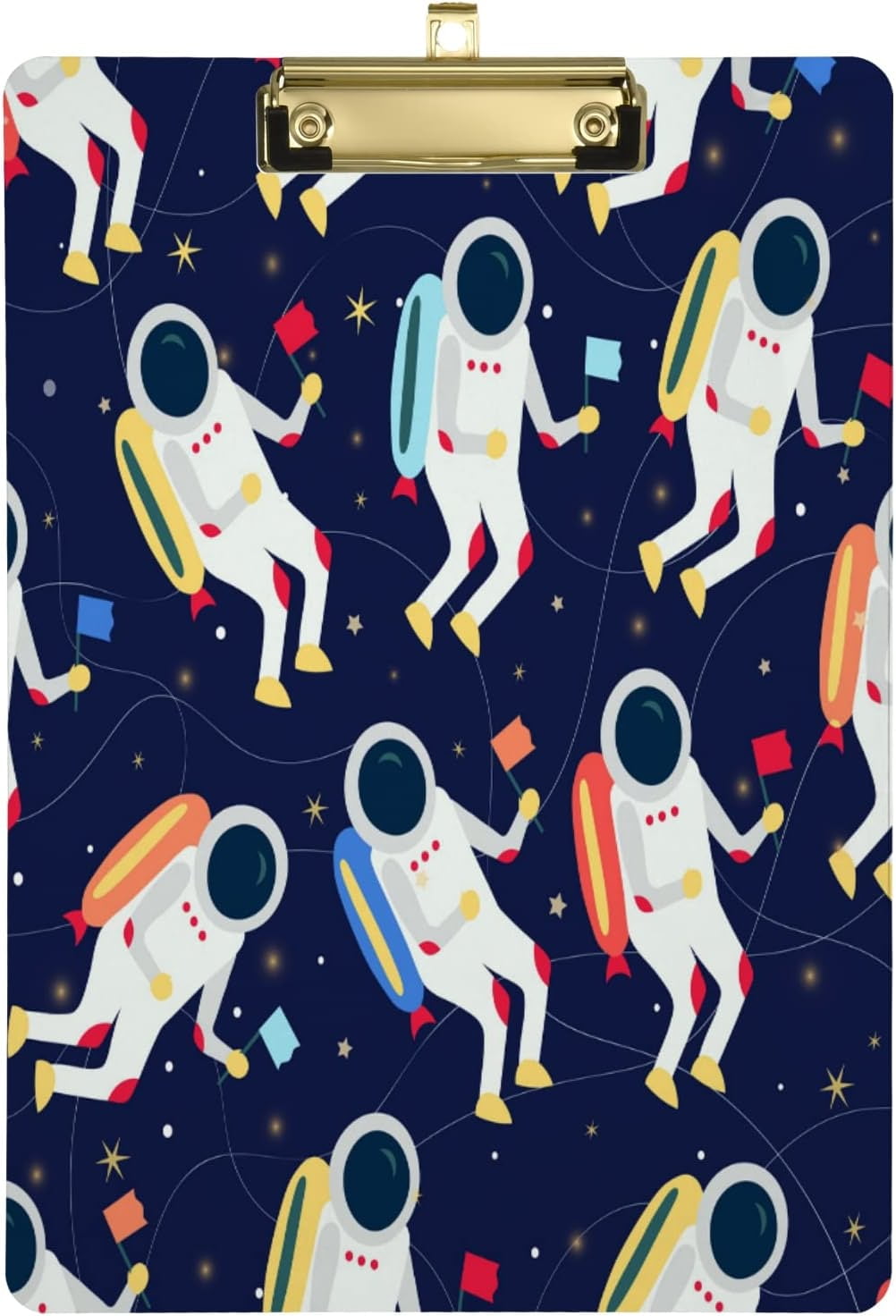 ZHANZZK Cool Astronaut Flying Space Clipboard Hardboard Wood Nursing ...