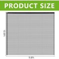 10.8 x 9.8 Ft Black Large Fruit Tree Netting with Zipper and Drawstring ...