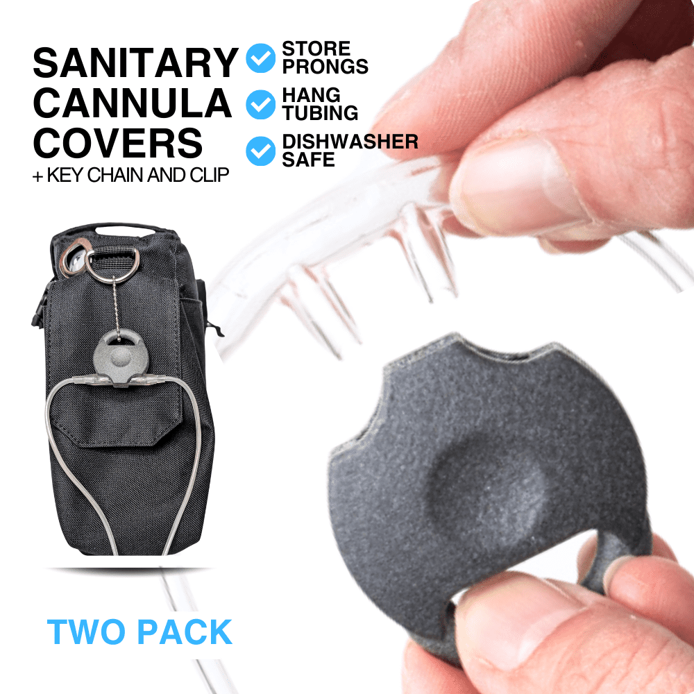 CPAP Nasal Cannula Protective Cover for Oxygen Tubing Prongs Hose Holder 2 Pack Size 1.5 Walmart