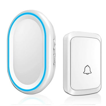 Philips Plug-in 8-Melody Doorbell Kit, 7.3in, White, 2-Push Buttons ...