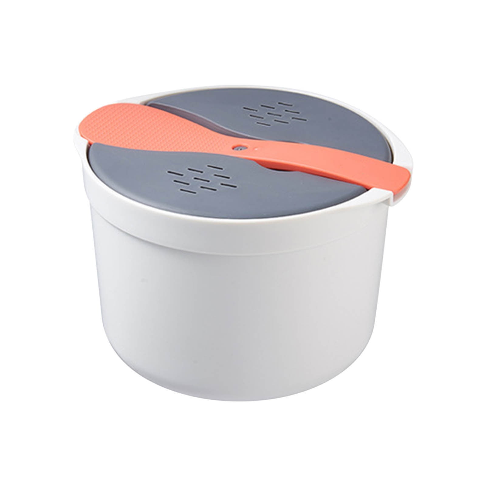 Japceit Rice Cooker 6 Cup 6 Cup Rice Cooker Microwave Rice With Rice Spoon High Temperature Microwave Oven Special Rice Box For Steaming Hot Dishes Ri