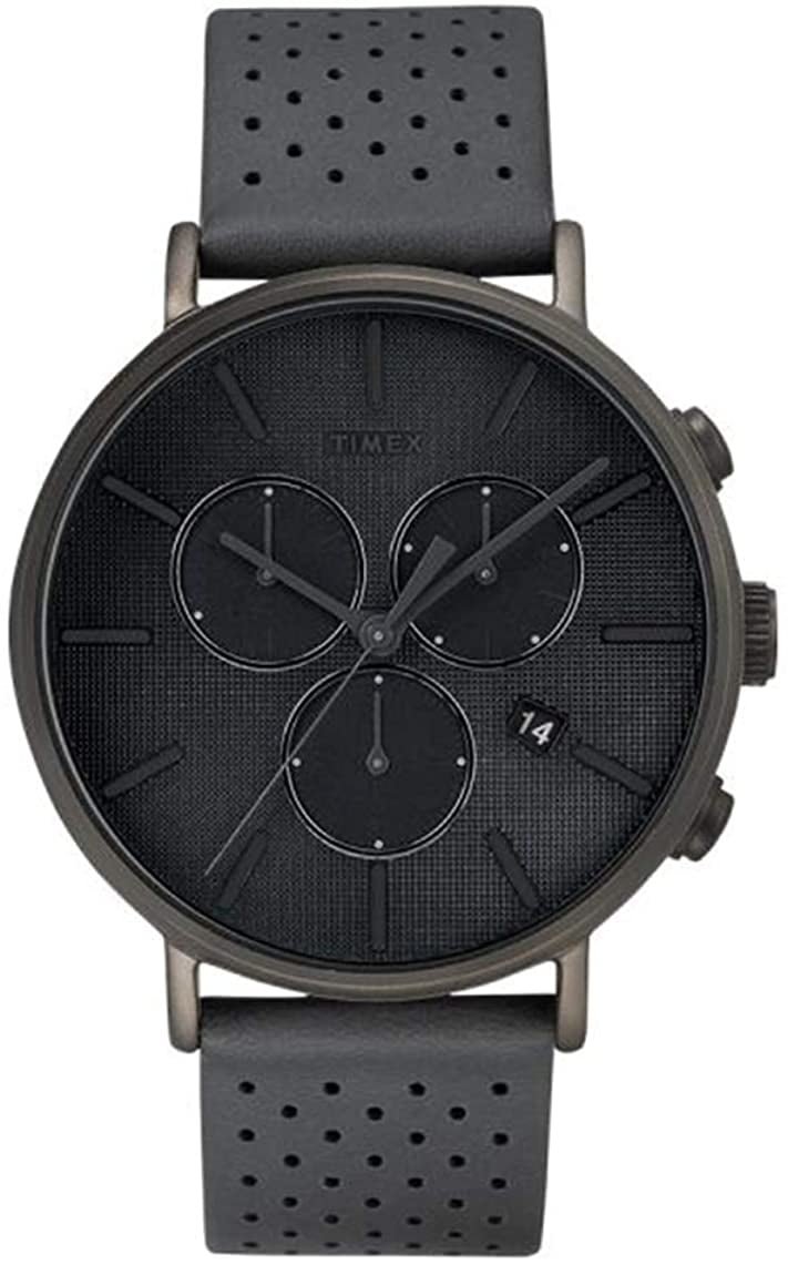 Timex Fairfield Supernova Leather Chronograph Mens Watch TW2R97800 ...