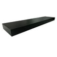 Mainstays Black 18" Wood Floating Shelf - Walmart.com