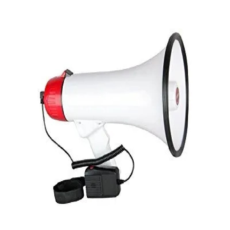 Megáfono Megaphono Altavoz alto portátil de 25 W, alcance de 400 m ...