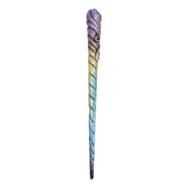 Witches Wizards Fantasy Cosplay Rainbow Unicorn Horn Magic Wand Prop ...