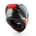 DOT Approved EAGLE REIGN OTS Flip-Up Dual Visor Motorcycle Full Face ...