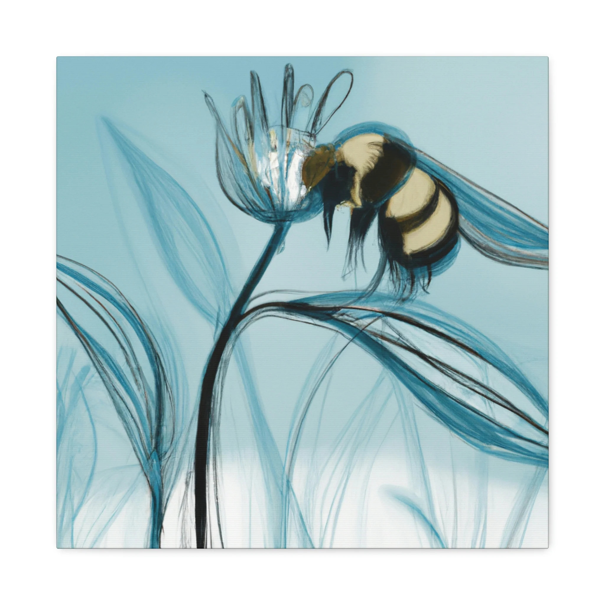 Bumblebee in Technicolor - Canvas - Walmart.com