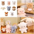Furry Plush Study Companion Bear Rabbits Desk Decoration Safe Stuffed ...