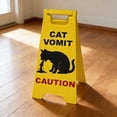 AOOOWER Cats Vomits Warning Signs Desk Decorations Home Decors Cats ...