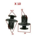 LLDI 10x INNER WHEEL ARCH LINER FASTENERS CLIPS For BMW MINI FOR COOPER ...