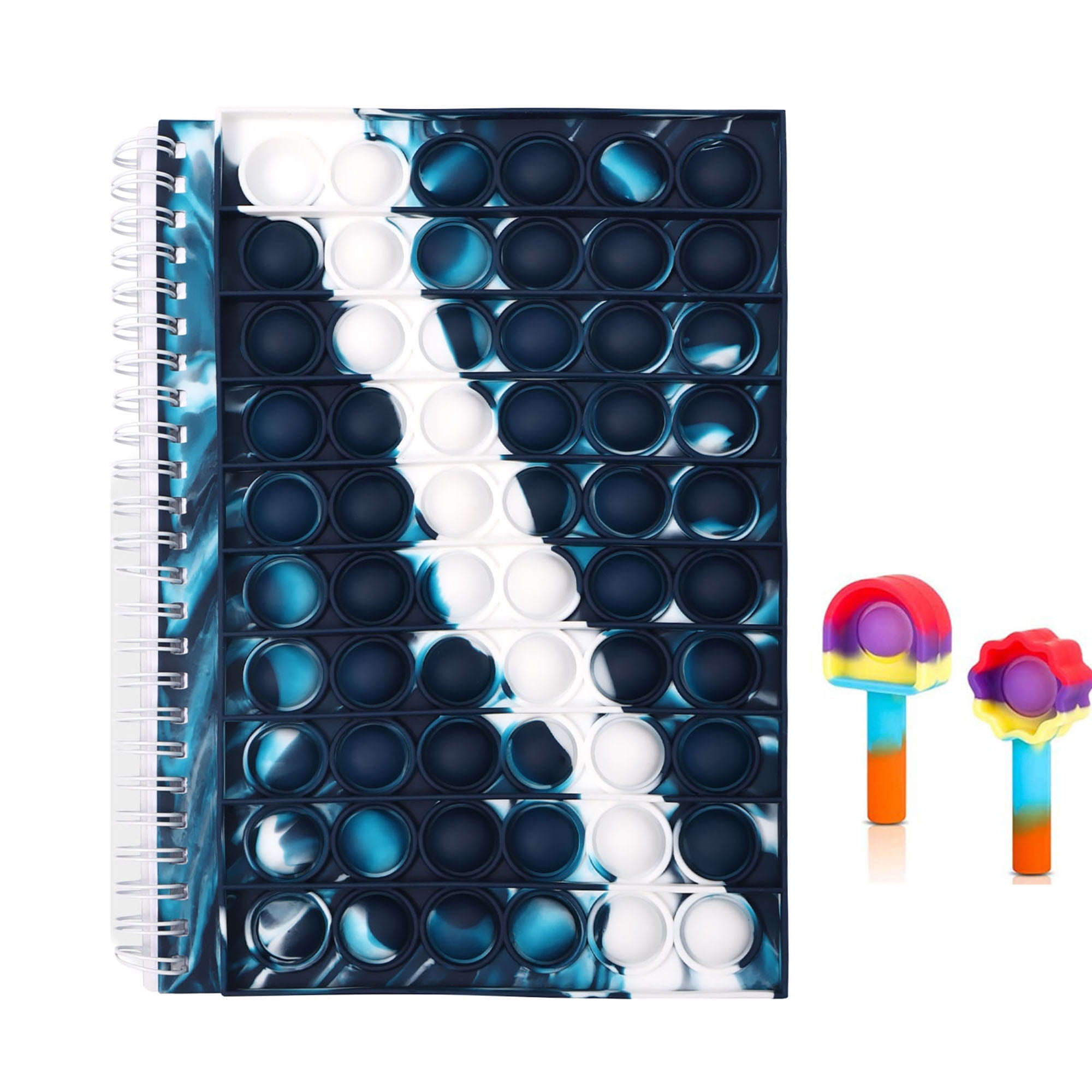 Sunisery Pop Bubble Notebook Fidget Sensory Toy Set, Simple Popper ...