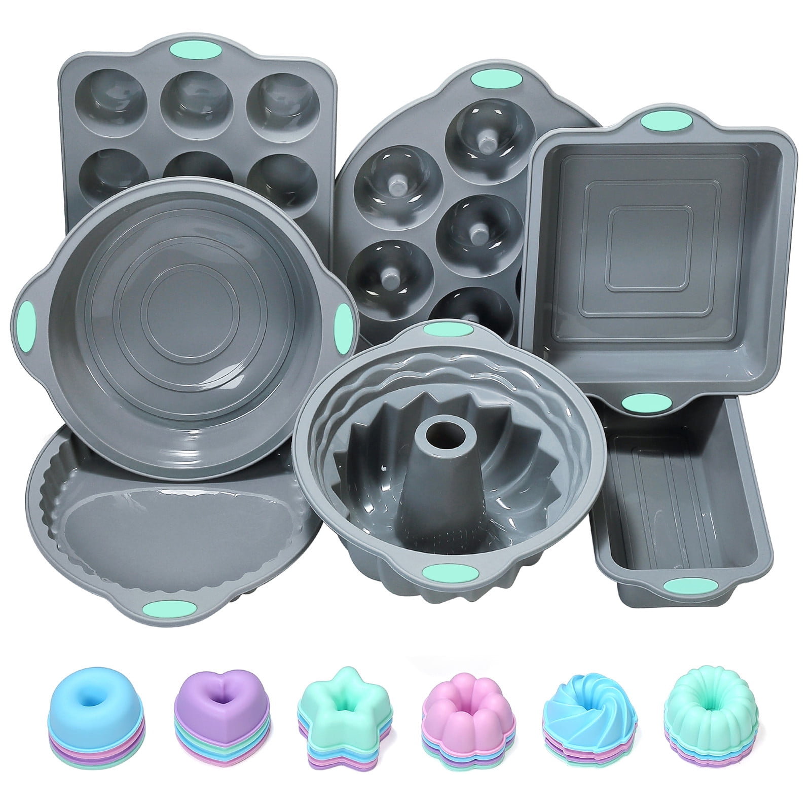 Click here for To Encounter 31 Pieces Silicone Baking Pans Set  N... prices