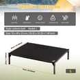 Elevated Mesh Pet Bed Indoor Outdoor Cooling Breathable Raised Bed ...