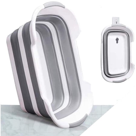 Collapsible Laundry Basket - Foldable Washing Tub - Large Capacity ...