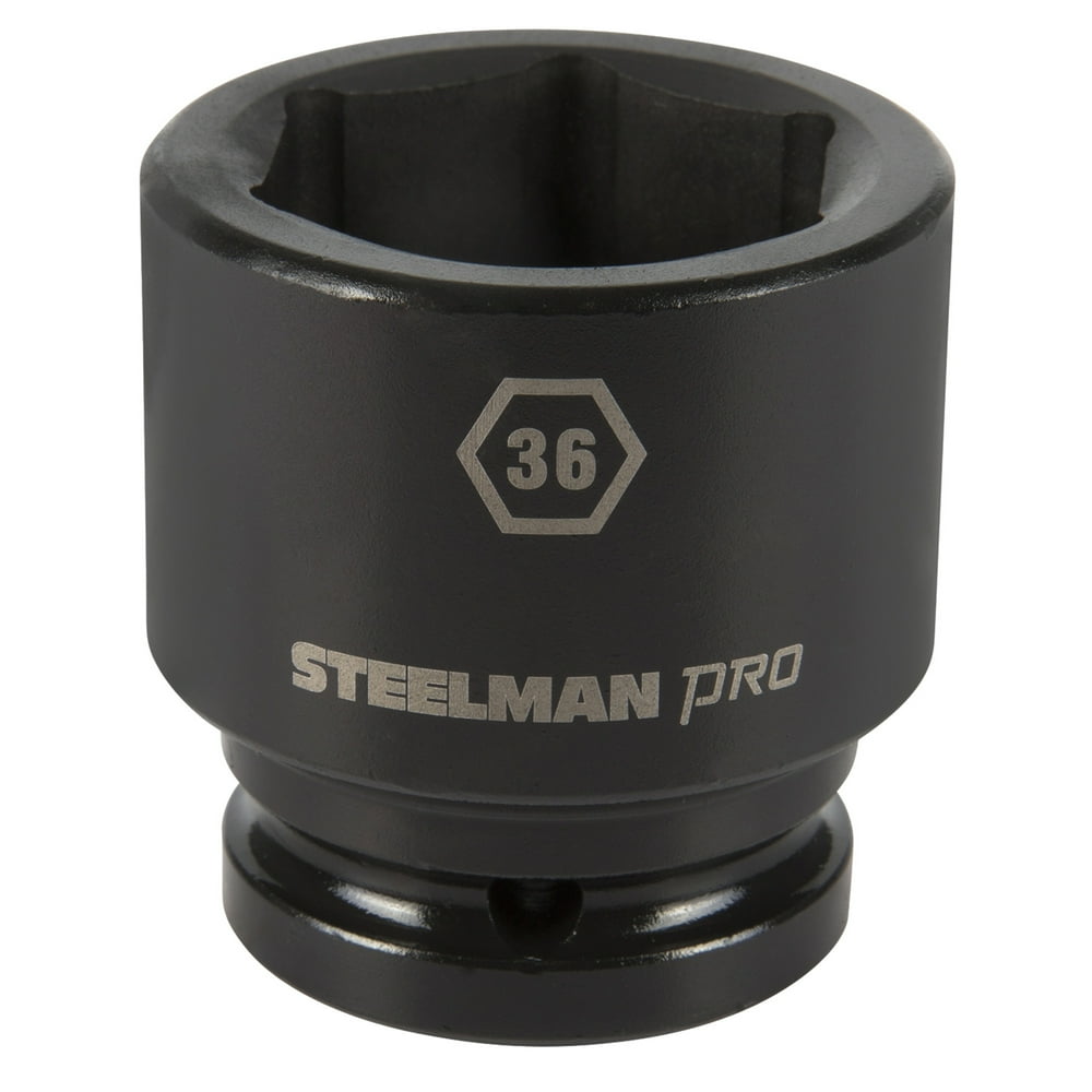 STEELMAN PRO 79253 3/4-Inch Drive x 36mm 6-Point Impact Socket ...