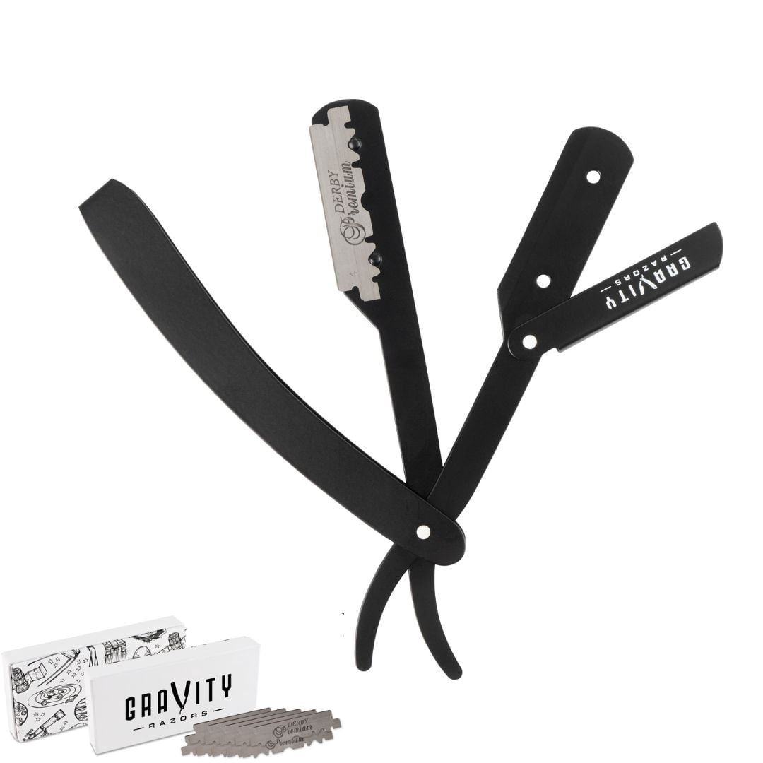 Professional Straight Razor - Minimal Exposure Straight Razor Kit with ...