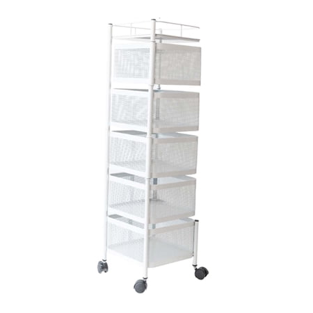 Storage Trolley, Multi Purpose Fruit Vegetable Organizer ,Mesh Baskets ...