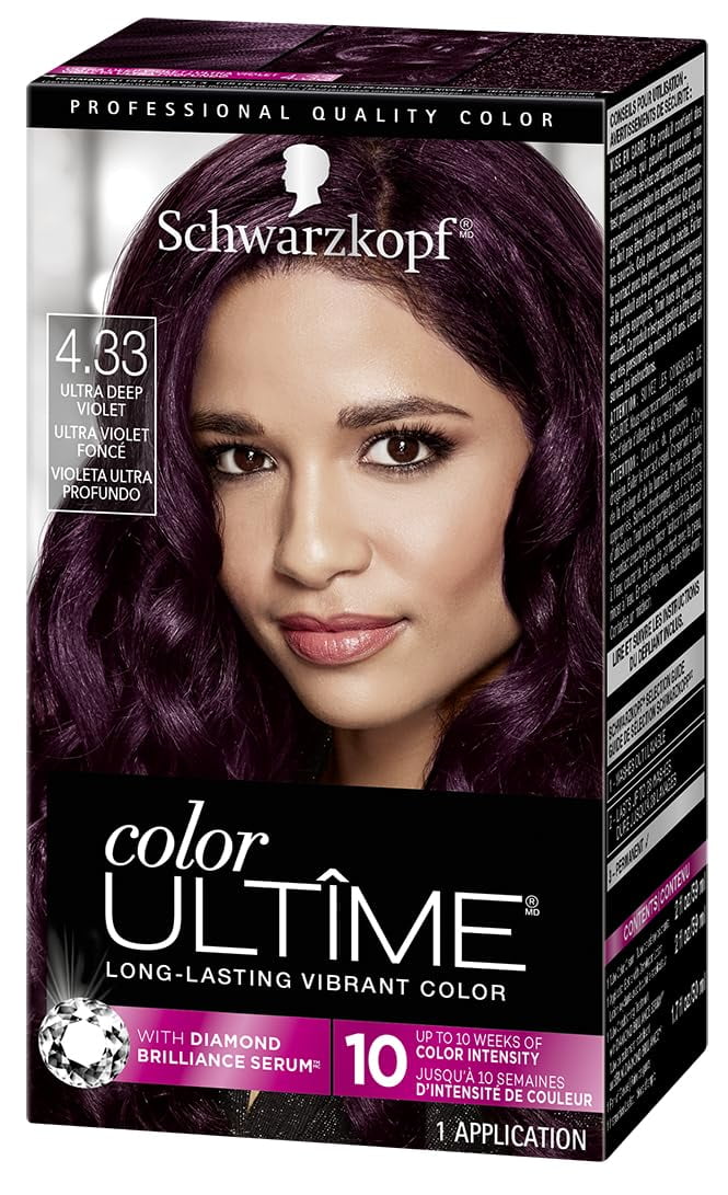 Schwarzkopf Color Ultime Color 4.33 Ultra Violet Profond 1 Application ...