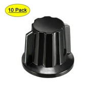 Uxcell Plastic Straight Slide Potentiometer Flat Push Knob Insert Shaft 4x1.6mm Red Black 10pcs ...
