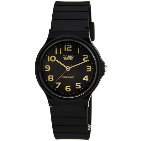 Casio Water Resistant Classic Round Mens Watch, 3-Hand Analog Feature ...