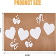 Acrylic Wall Stickers for Home Living Room Bedroom Decoration Heart ...