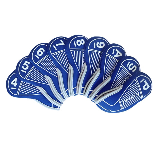 9 Pieces Golf Club Long Neck Number Printing Irons Putter All Brand ...