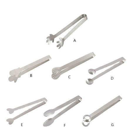 Tongs Cooking Salad Sugar Bar Clips Mini Steel Steel Food Food Ice ...