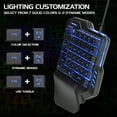 ENHANCE One Handed Keyboard Mini Gaming Keypad - 7 Color LED Backlit ...