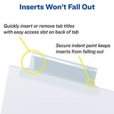 Avery Big Tab Insertable Dividers, Clear Tabs, 5-Tab Set (11122 ...