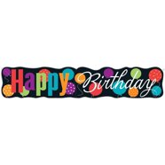 Happy Birthday Plastic Wall Banner, 60ft x 27ft - Walmart.com