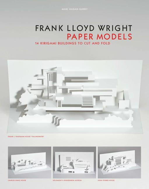 Frank Lloyd Wright Paper Models : 14 Kirigami Buildings to Cut and Fold ...