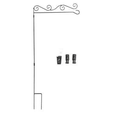 Wrought Iron Garden Flag Stand - Walmart.com