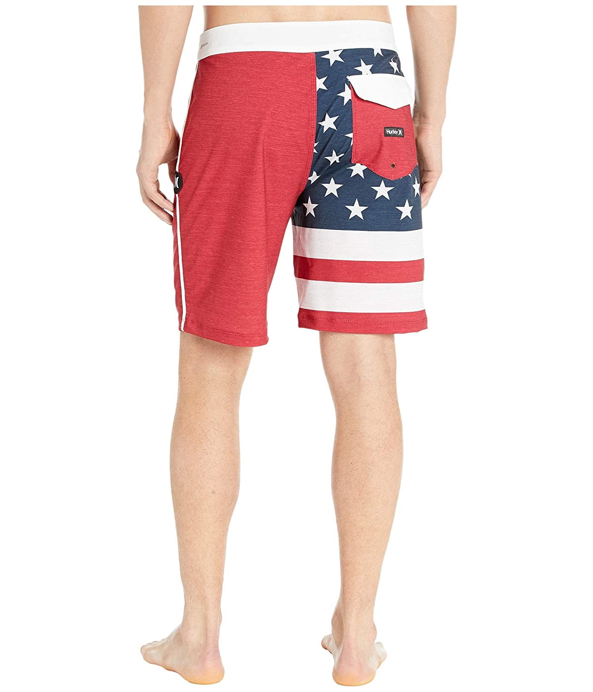 Hurley 20" Phantom Patriot Boardshorts Gym Red 2 - Walmart.com