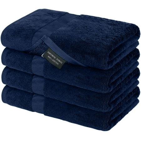 Canadian Linen Imperial Basic 4 Pack Bath Towels Set for Bathroom 27 ...