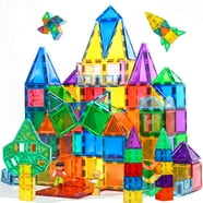 Little Pi Toys Princess Castle Magnetic Building Blocks Playset - 102 ...