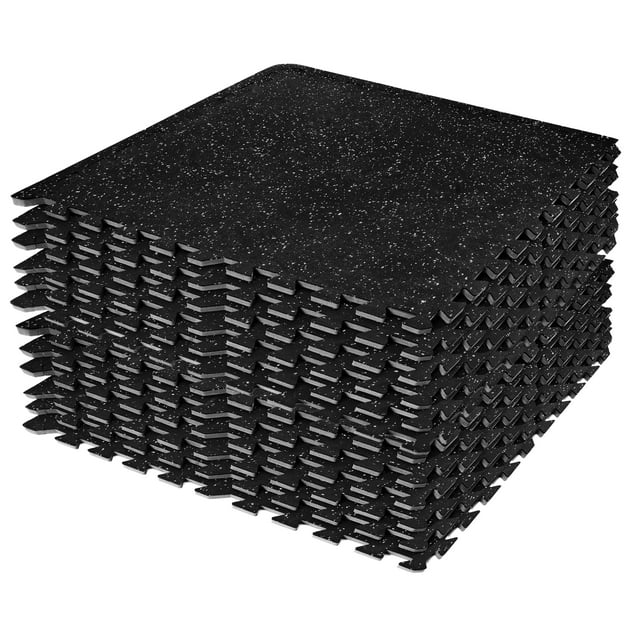 Sivan Fitness 1/2" Thick Rubber Top High Density EVA Foam Gym Flooring ...
