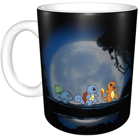 Squirtle Bulbasaur Charmander Ceramic Coffee Mug Unique Novelty Coffee ...
