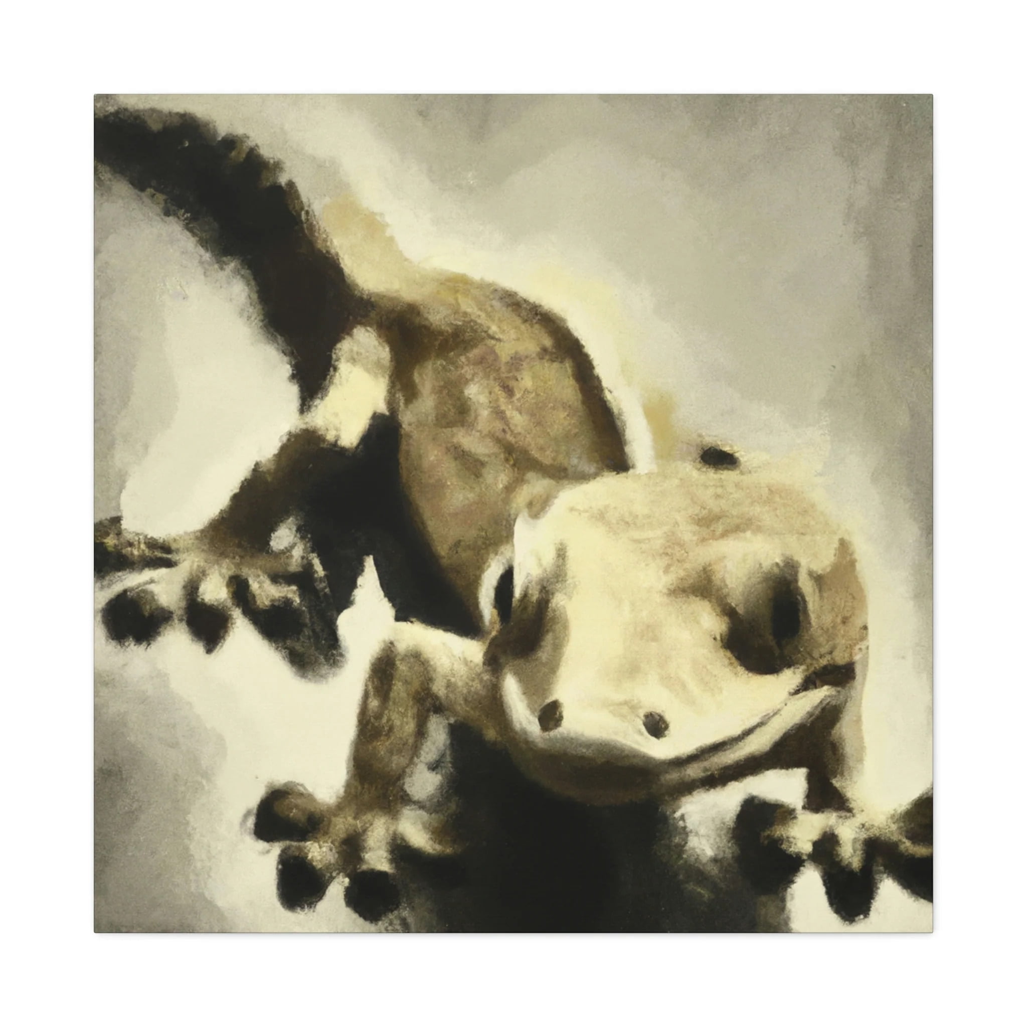 Crested Gecko Expressionism - Canvas - Walmart.com