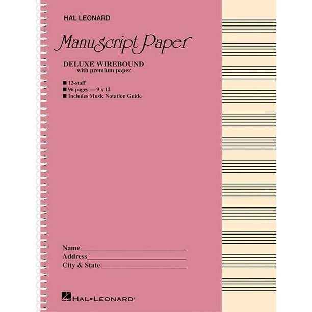 Manuscript Paper